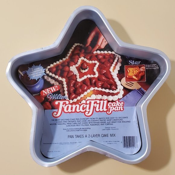 Wilton | Kitchen | Wilton Fanci Fill Star Cake Pan 52468 1980 | Poshmark